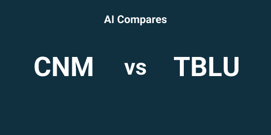 CNM vs TBLU - Comparison tool | Tickeron