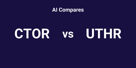 CTOR vs UTHR - Comparison tool | Tickeron