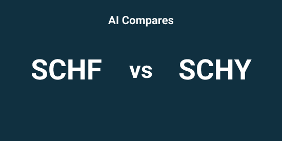 SCHF vs SCHY - Comparison tool | Tickeron
