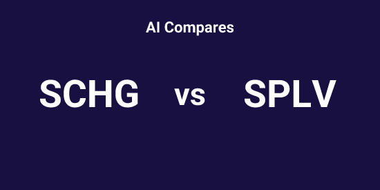 SCHG vs SPLV - Comparison tool | Tickeron