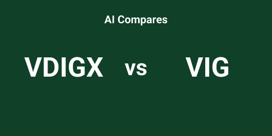 VDIGX vs VIG - Comparison tool | Tickeron